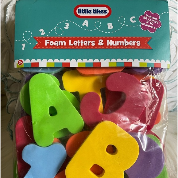 Other | New Little Tikes Foam Letters And Numbers | Poshmark